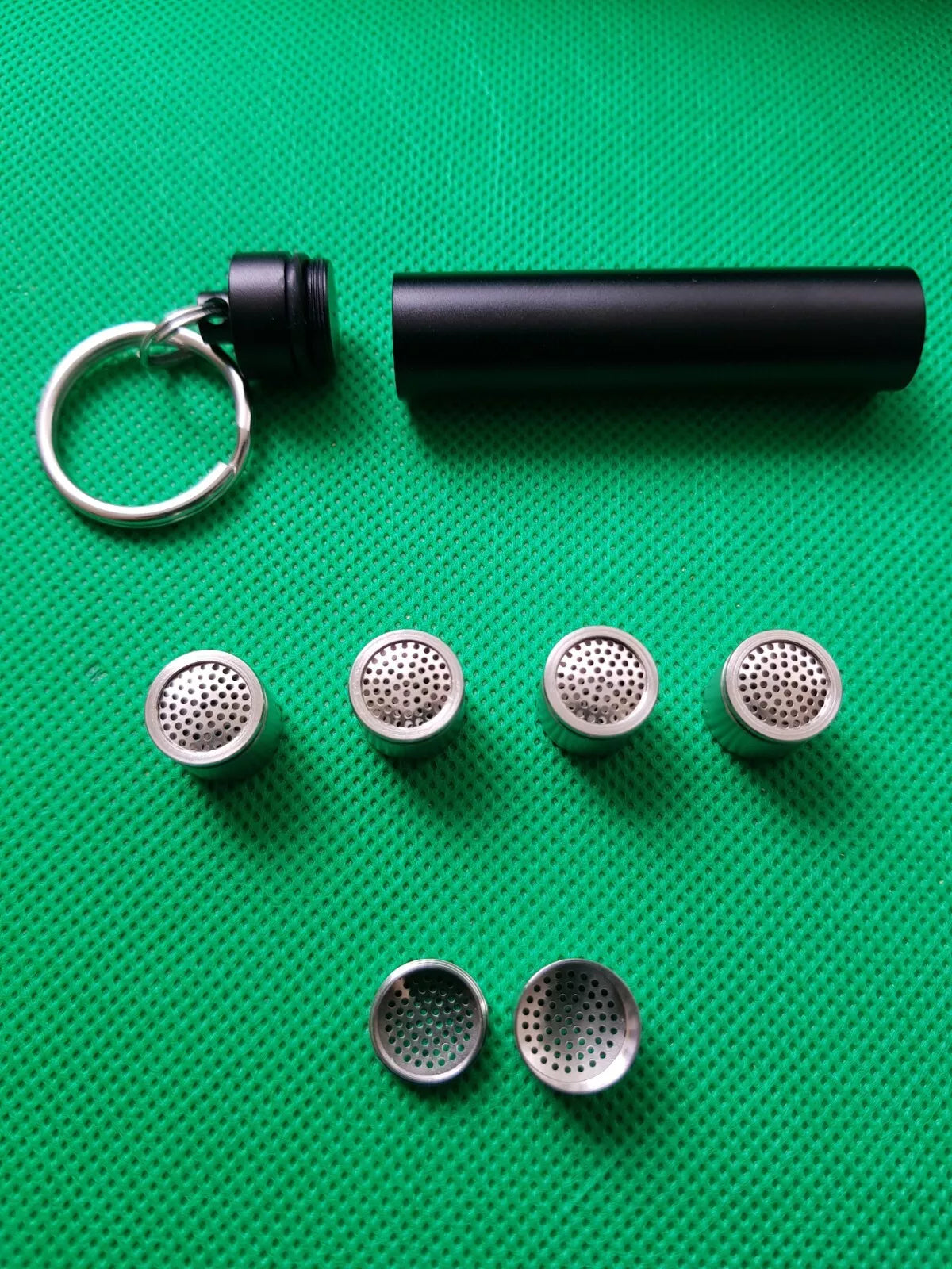 5 x Stainless Steel Dosing Capsules with Caddy for Tinymight ...
