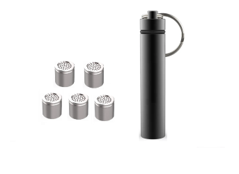 Capsule Pack Arizer – Solo Steel + Caddy – Vaping4Health
